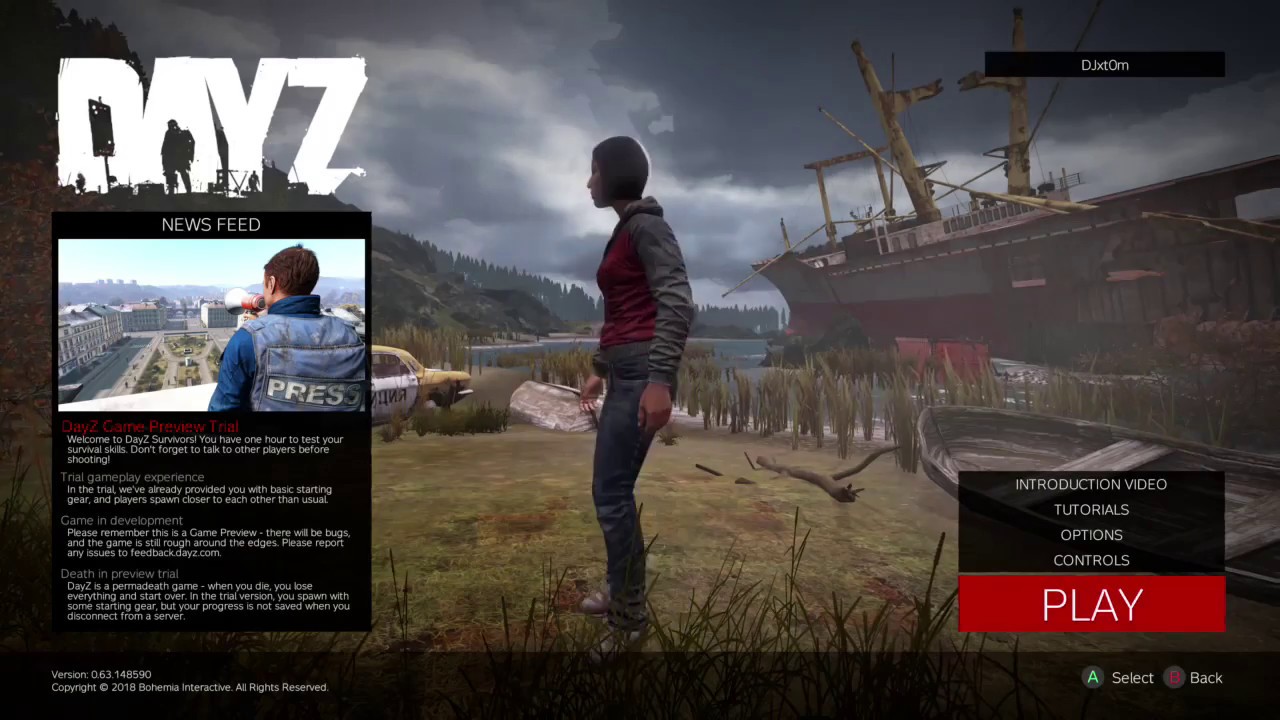 DayZ HD Xbox One X Gameplay - YouTube