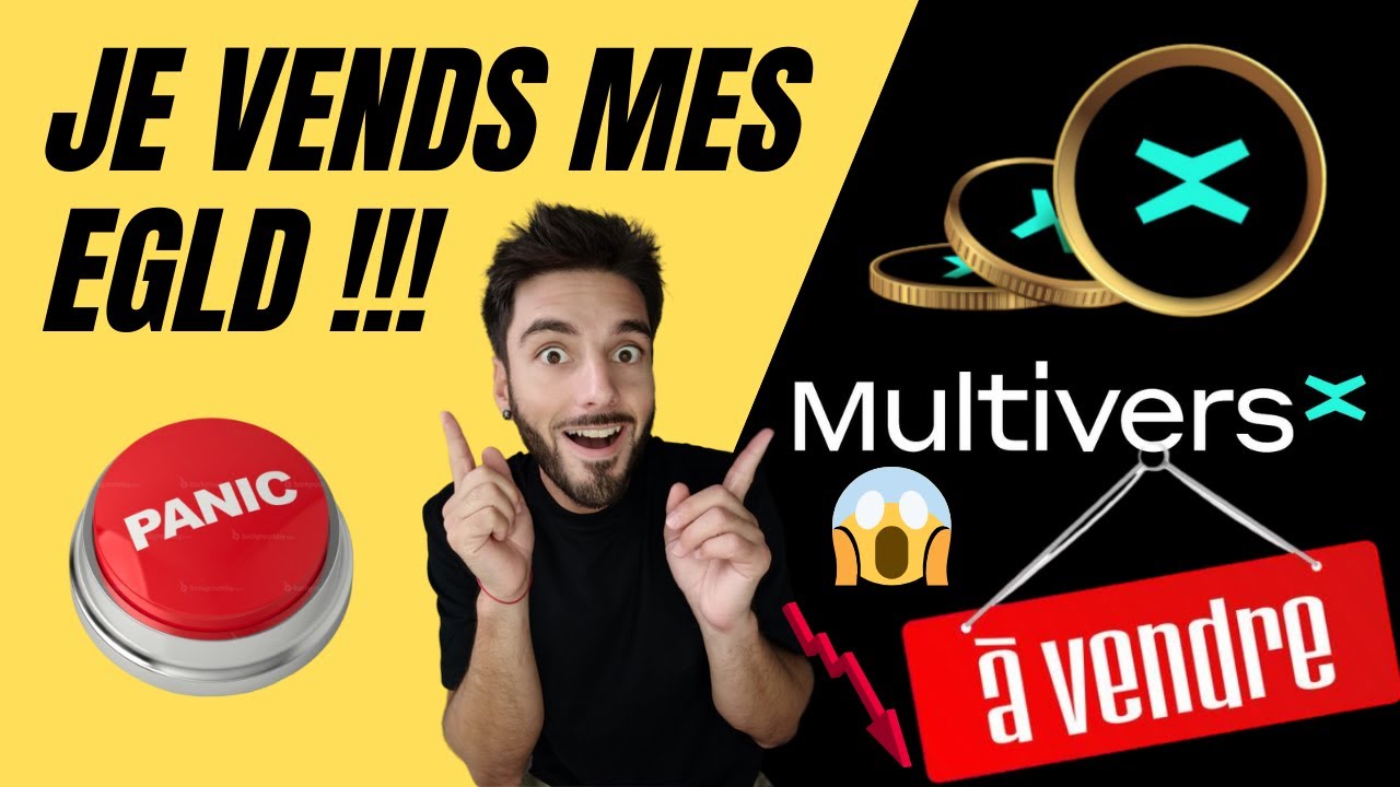 🔥 J'ai vendu tous mes EGLD !!! 😱 - YouTube