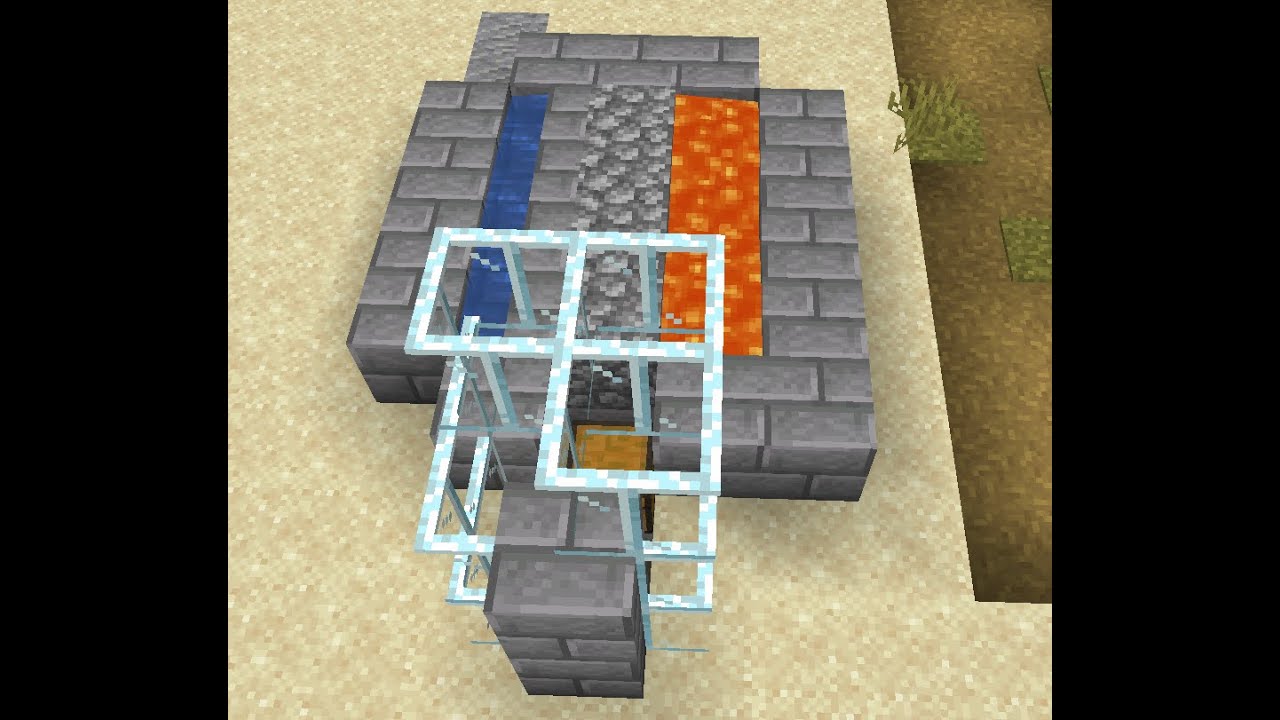 Minecraft tutorial: Easy AFK cobblestone generator - YouTube