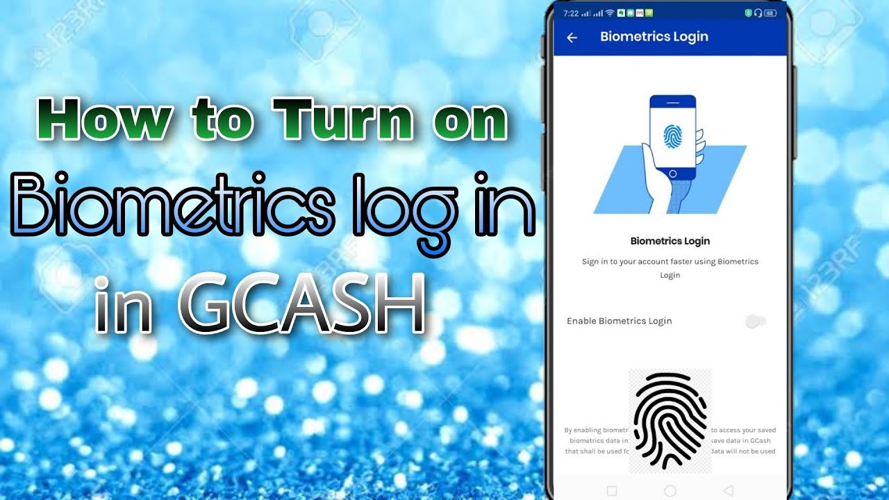 How to turn on biometrics log in sa Gcash app tutorial - YouTube