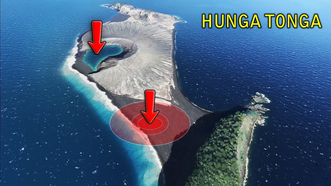 LETUSAN GUNUNG BERAPI HUNGA TONGA MEMICU TSUNAMI BESAR - YouTube