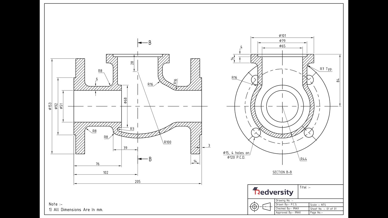Example 13 Solidworks Part Tutorials Redversityskills Cad Solidworkstutorial Youtube