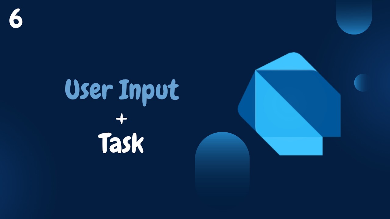 User Input in Dart Explained Simply | Arabic Tutorial - YouTube