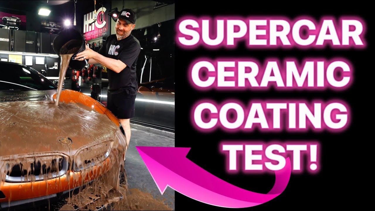 Ceramic Coating Demonstration (mud dump) BMW i8! | Serving Copperas ...