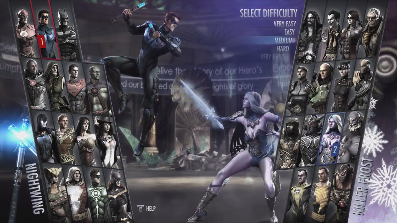 NIGHTWING vs KILLER FROST - Injustice Gods Among Us Ultimate Edition ...