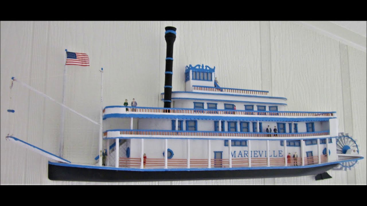 Paddlewheel model and tricks - YouTube