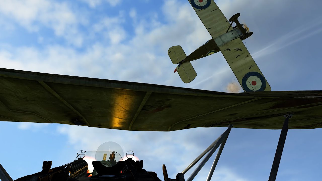 IL-2 Flying Circus [VR] - WWI Mayhem (Fokker D.VII vs 2x Sopwith Snipe ...