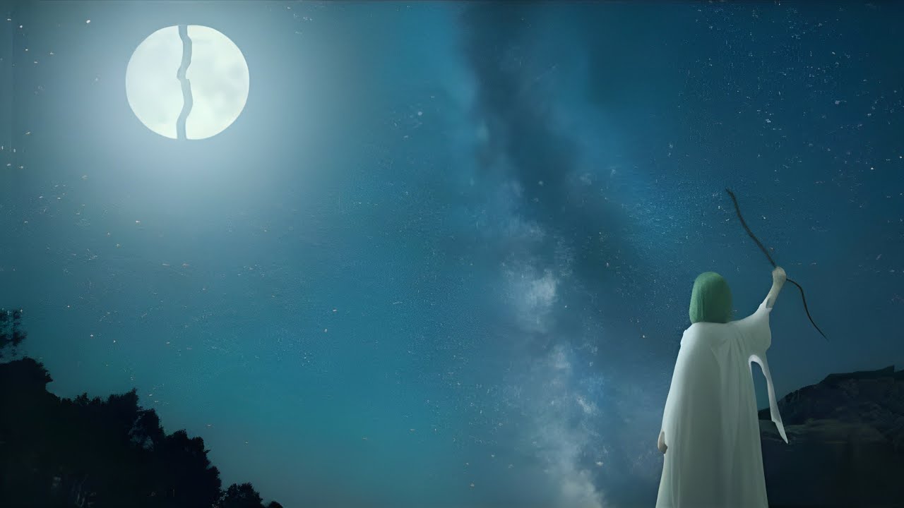 Did Prophet Muhammad Really Split The Moon Into Two Pieces? - YouTube