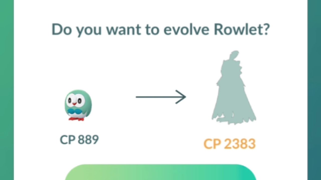 shiny Rowlet evolved to decidueye after community day - YouTube