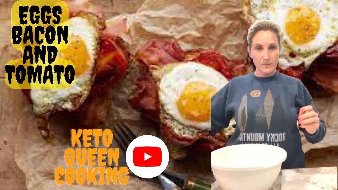 Eggs bacon and Tomato Recipe | Keto Queen Cooking | - YouTube