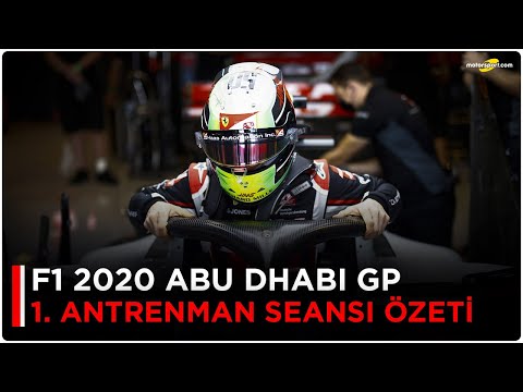 F1 2020 Abu Dhabi GP 1. Antrenman Seansı Özeti