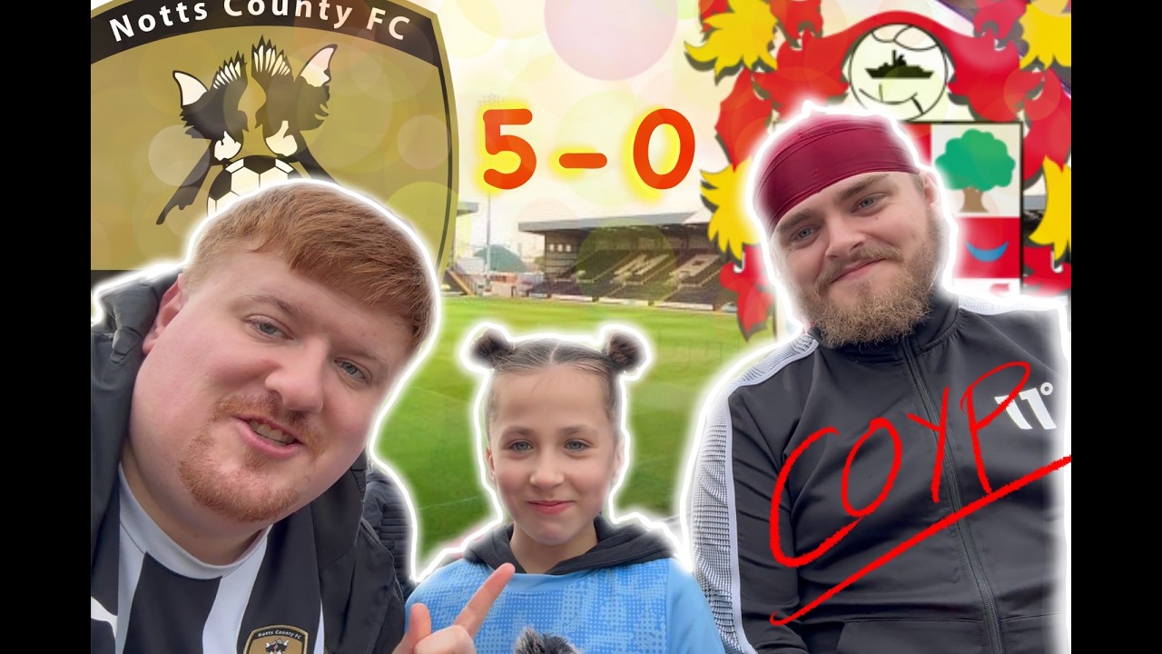Notts County 5-0 Tranmere - Our Biggest Win of the Season - YouTube