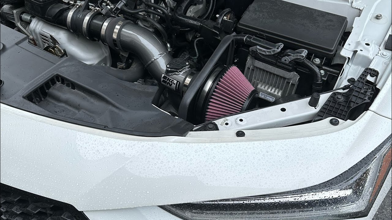 First intake for 2021+ Acura TLX 2.0T BY K&N POV Intake Sound - YouTube