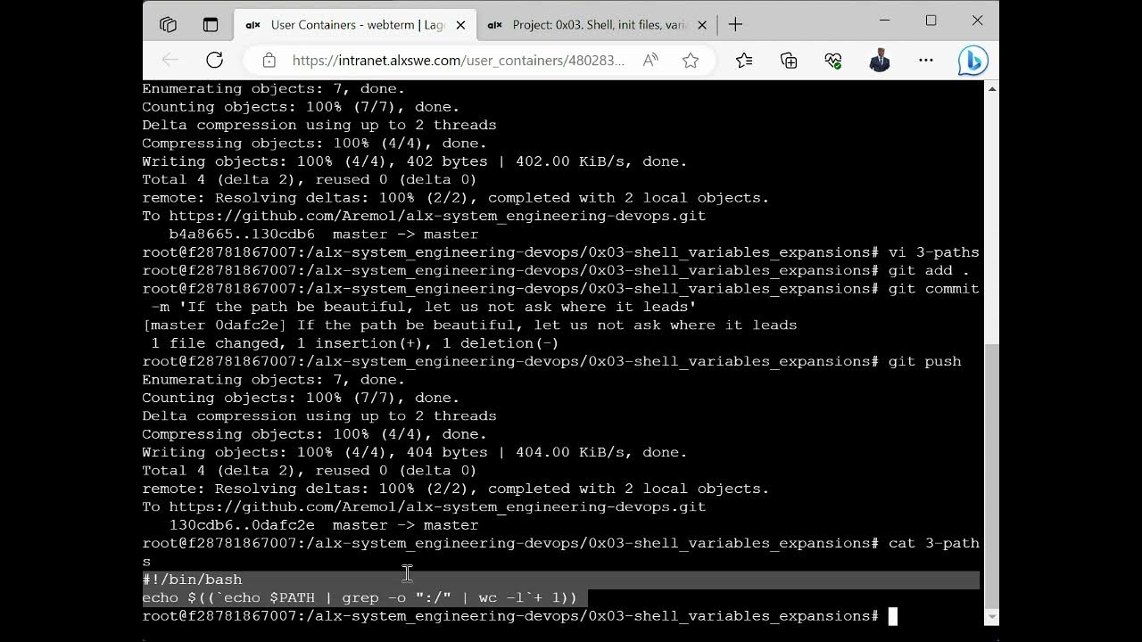 0x03 Shell, init files, variables and expansions - If the path be beautiful, let us not ask ...