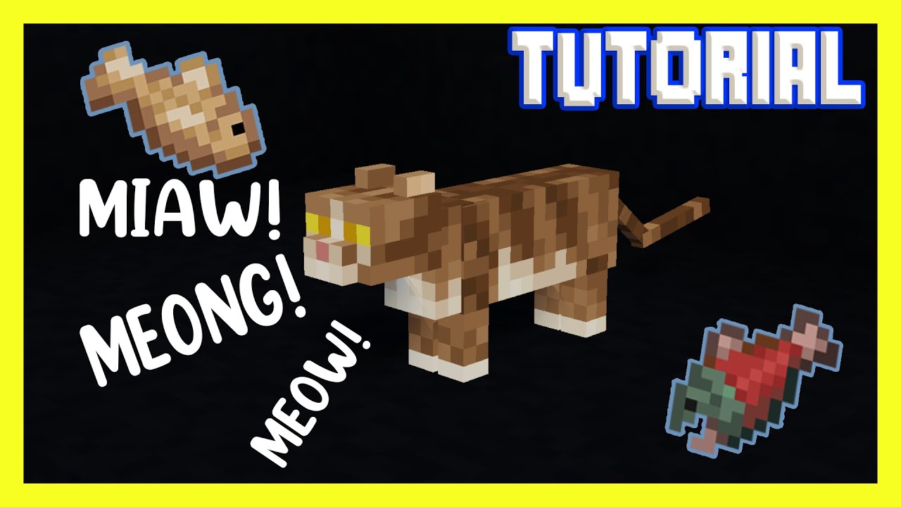 Cara mendapatkan kucing di Minecraft | Tutorial Minecraft Indonesia ...