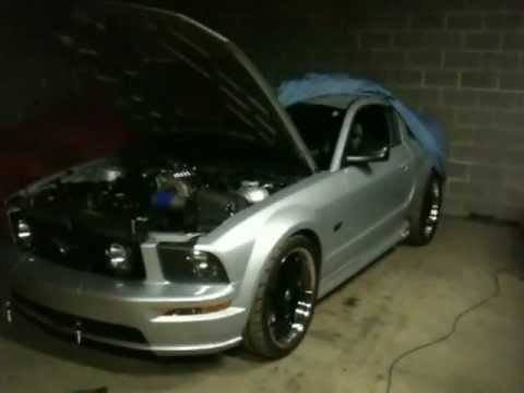 Supercharged Mustang With Blower Cams - YouTube