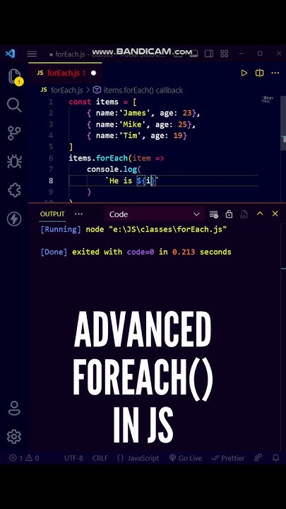 🤯🤯 Advanced Use Of Foreach Method In Javascript Shorts Javascript Programming Youtube