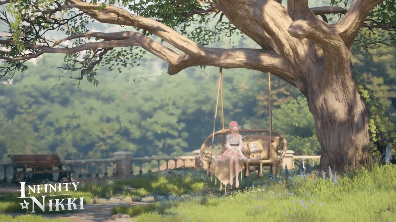 Swing with Nikki and Momo - Infinity Nikki Launcher Music - YouTube