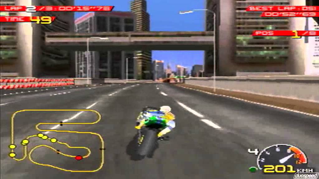 Moto Racer Red City Reverse - YouTube