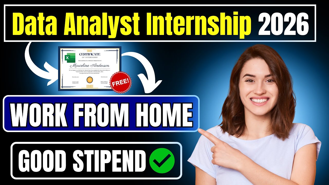 Part Time Data Analyst Internship | Work From Home | With Stipend ...