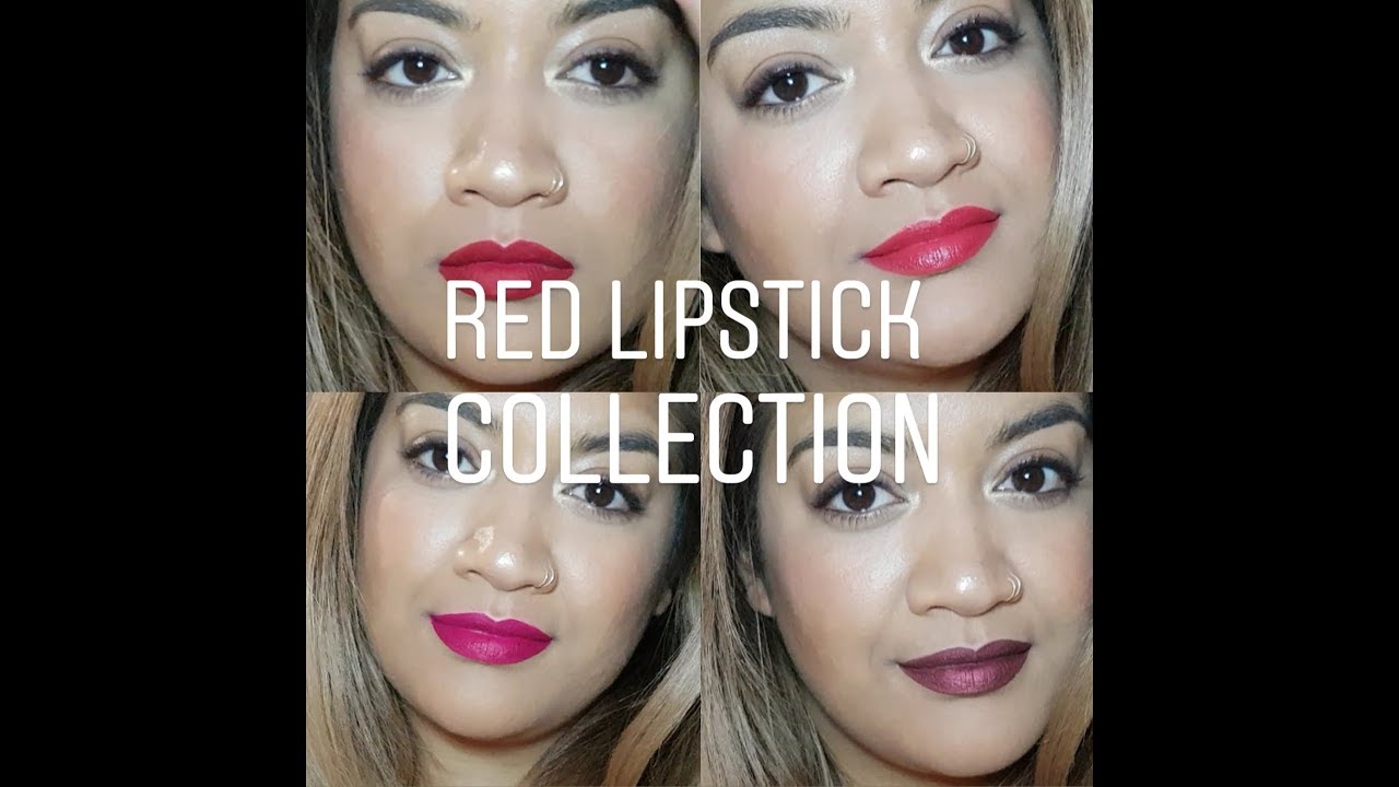 Red Lipstick Collection - YouTube