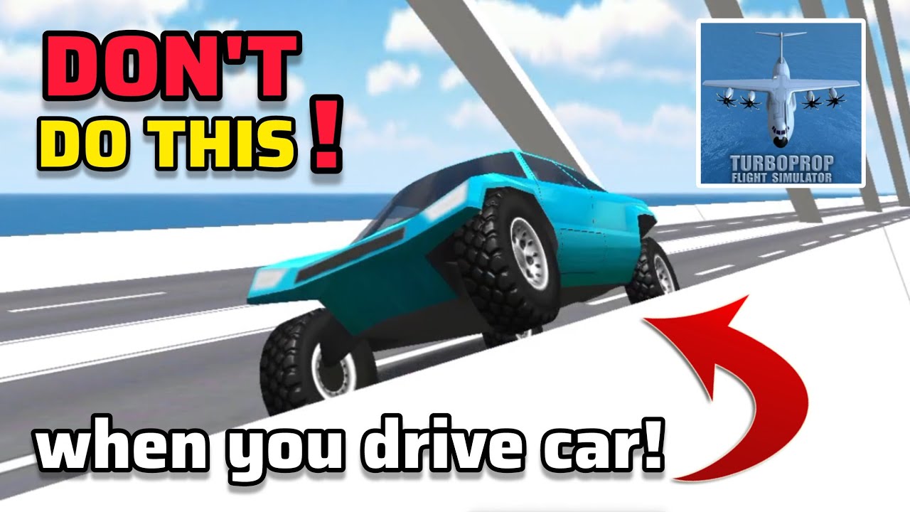 DON'T DO THIS when you DRIVE CAR in TFS! - Turboprop flight simulator ...