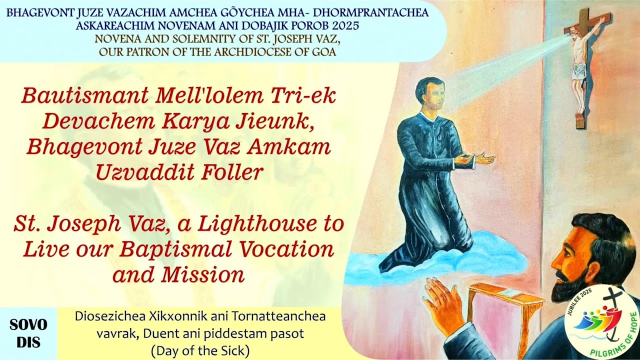 Novena of St. Joseph Vaz - Mass in English - 12th January 2025 ...