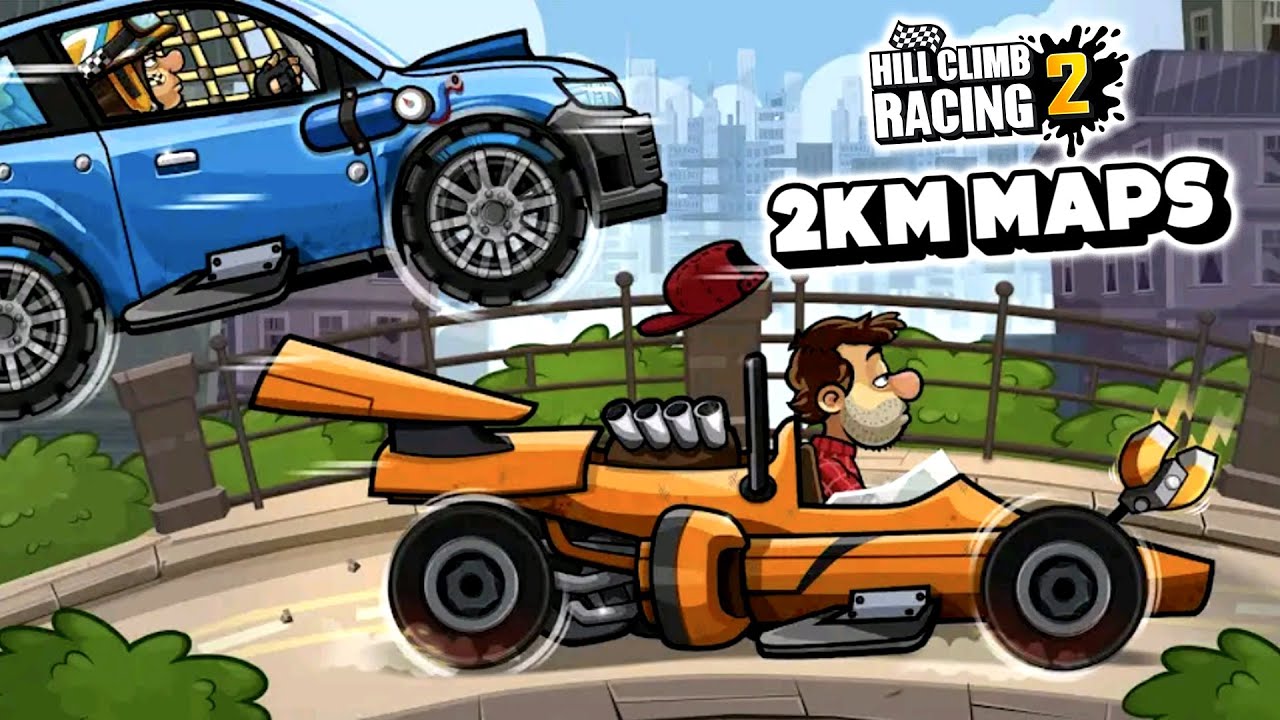 Hill Climb Racing 2 2KM Maps Need For Swiftness Public Event - YouTube