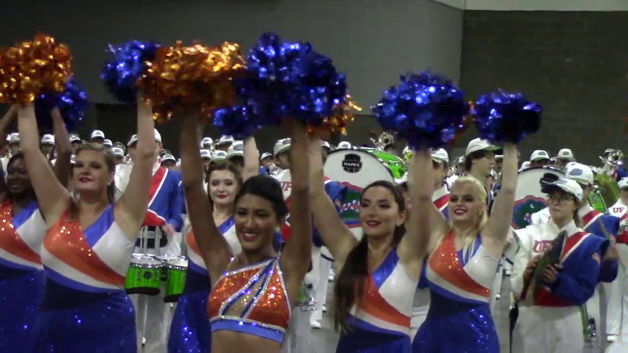 UF Gator Marching Band 12/29/18 - Peach Bowl FanFest Pep Rally - YouTube