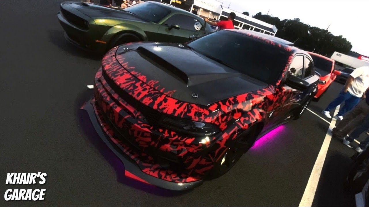 WE BROUGHT THE HELLCATS, TRACKHAWKS, AND SRT’s TO THE CAR MEET #cars ...