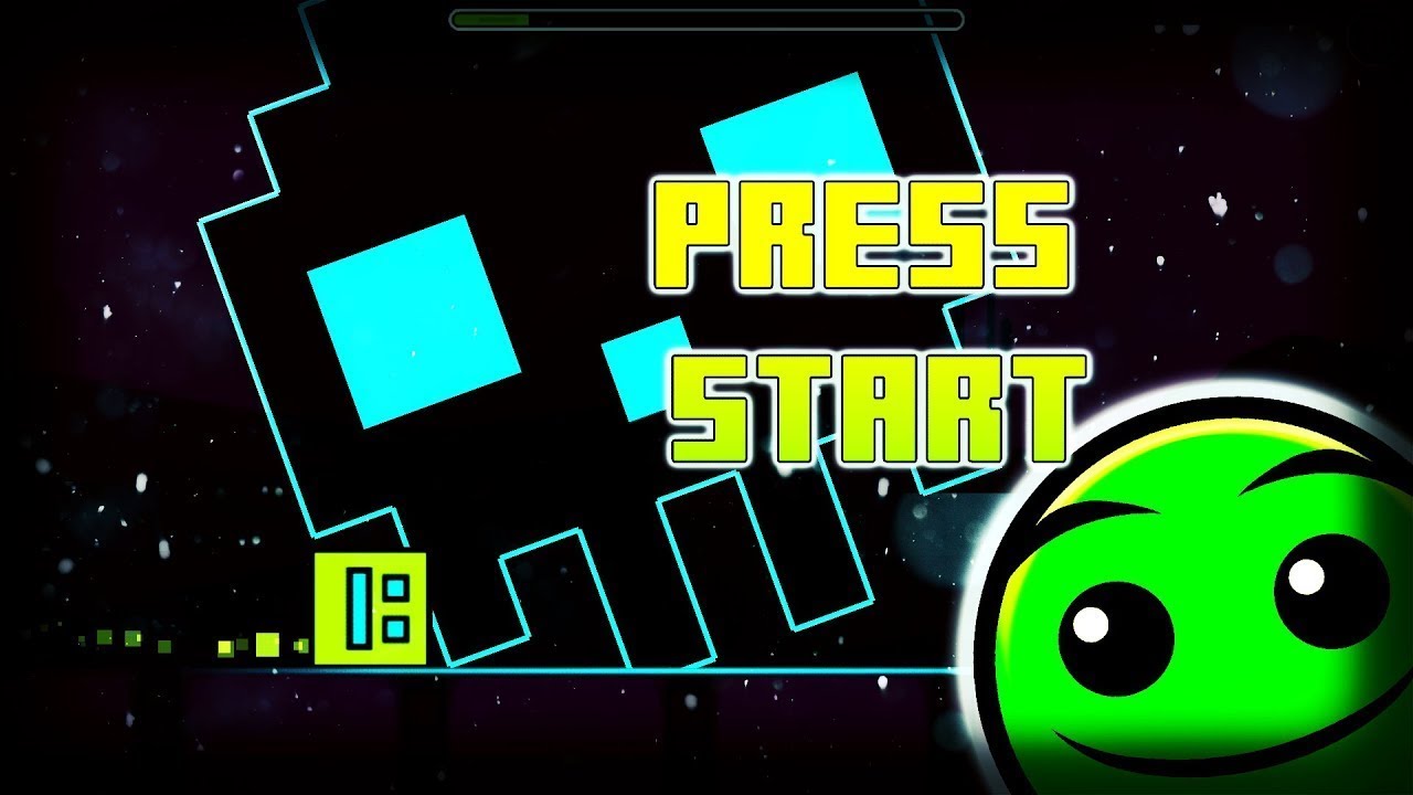 Geometry Dash/SubZero/Press Start/ с тремя монетками. Меня преследует ...