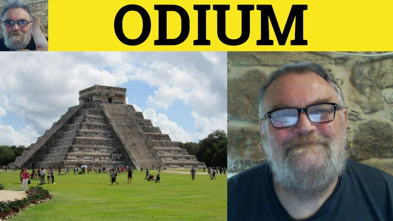 🔵 Odium Meaning - Odium Examples - Odium Definition - Formal Vocabulary ...