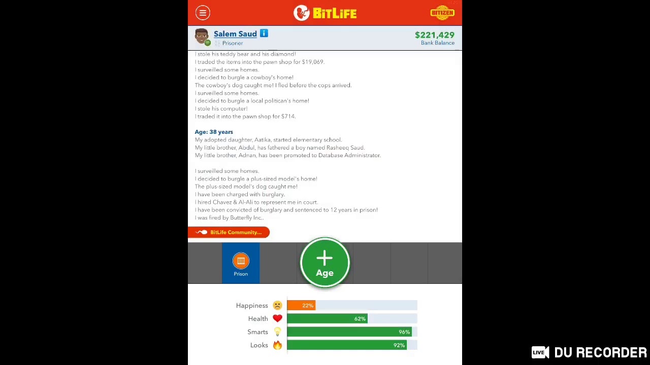 BitLife: The Burgle Game Kill Screen - YouTube