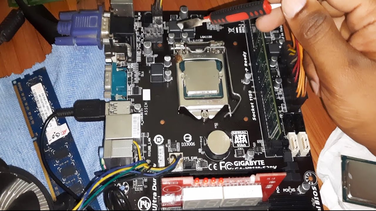 Power Problem Repair Gigabyte Motherboard By Tanvir Computer ...