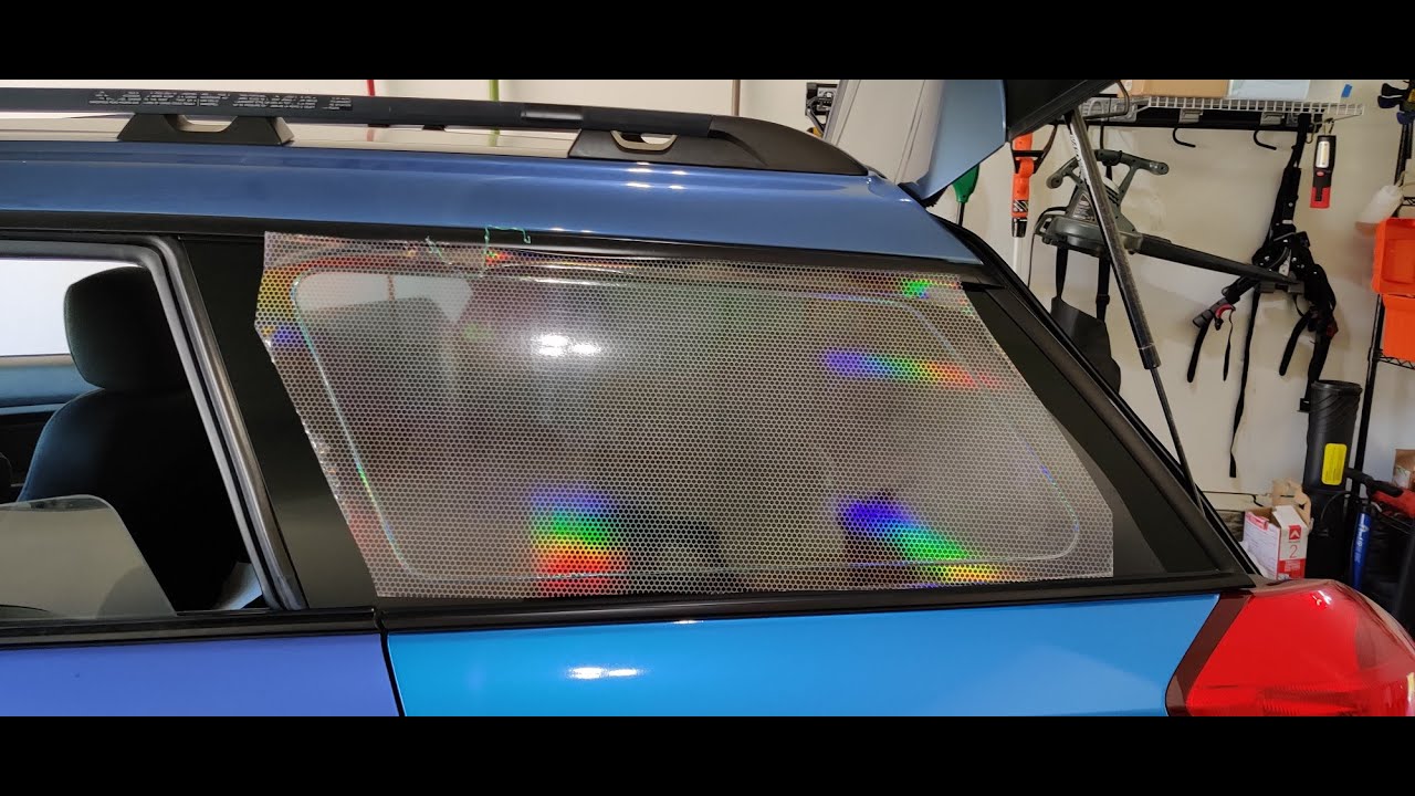 Holographic Hex Tint--on a window?! - YouTube