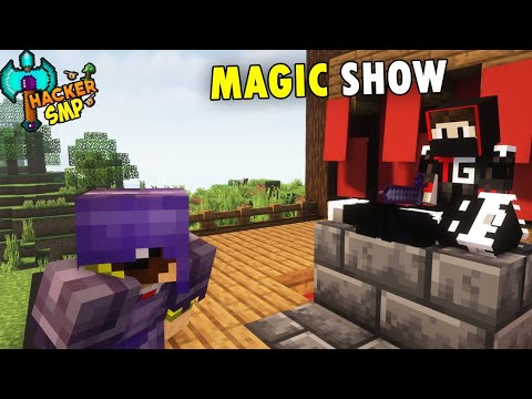 HOW I MAGIC SHOW IN MINECRFT HACKER SMP ( Season 2 - ep 3 ) - YouTube