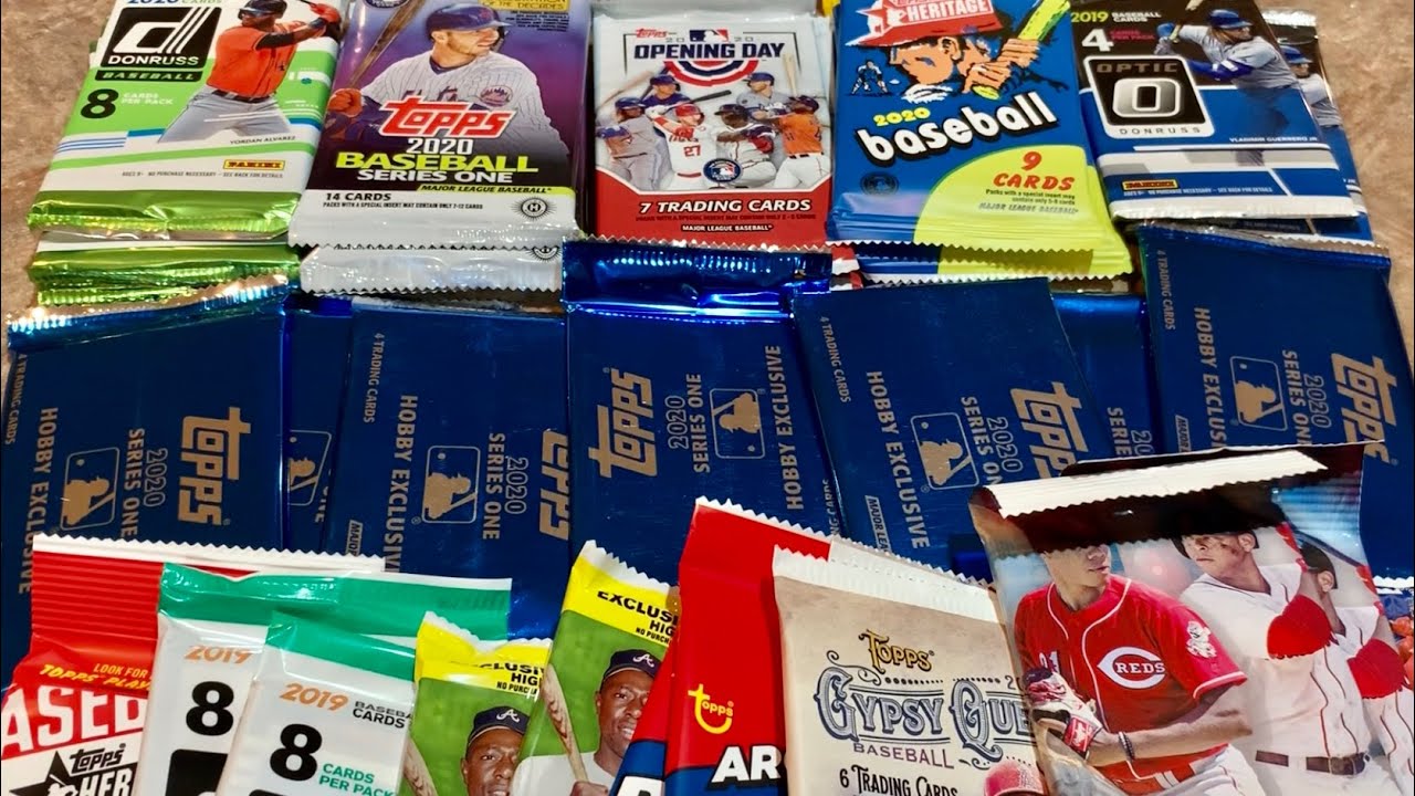 Opening 36 Random Baseball Card Packs Including A Bunch Of 2020 Topps