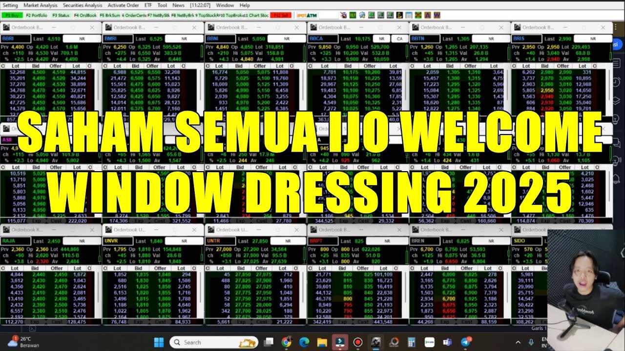 Semua saham IJO welcome window Dressing 2025 ( windress ) trus kita ...