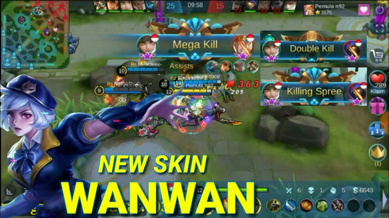 Wanwan New Skin Gameplay_Mobile Legends - YouTube