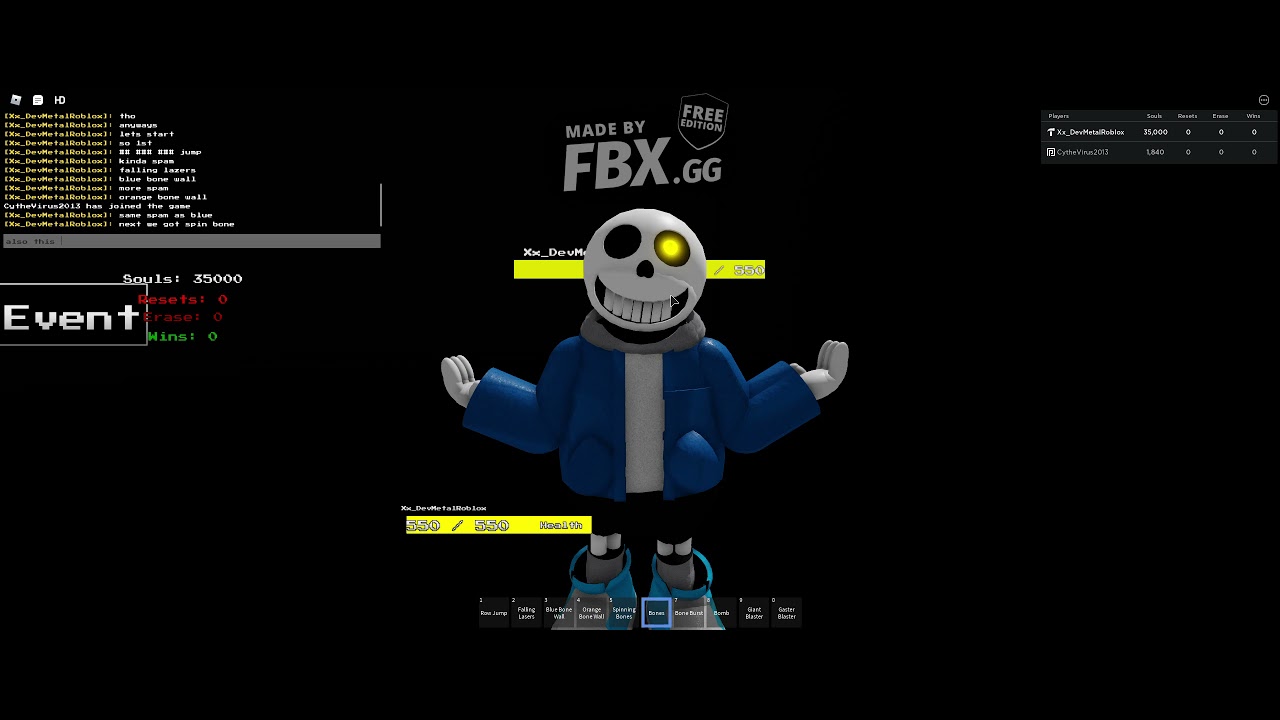 Ainavol Sans Phase 1 Showcase! (Papyrus Multiverse Royale 2 (ALPHA ...