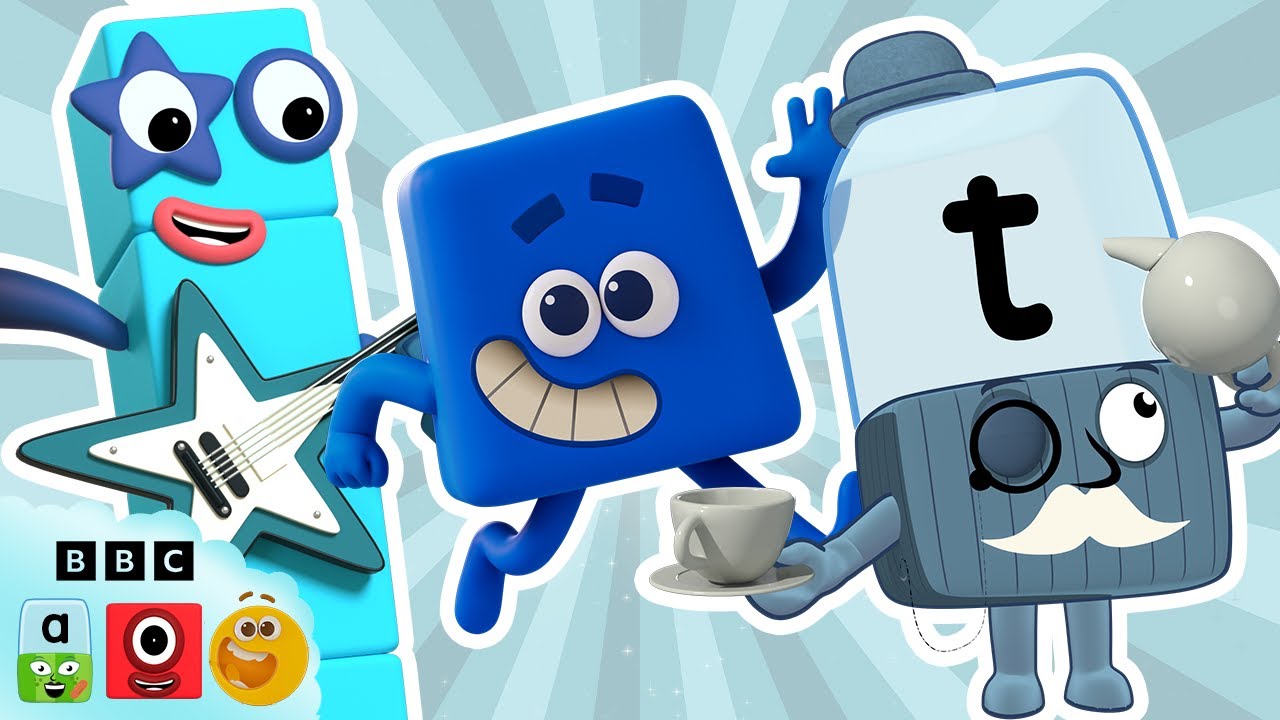 Best Blue Characters | Learn to Read, Count and Learn Colours - YouTube