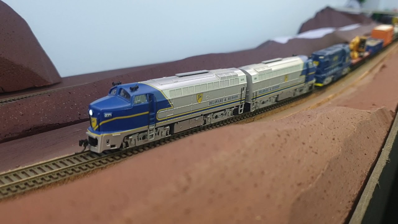 ER Models N scale RF 16 Shark with Loksound 5 Micro sound decoder - YouTube