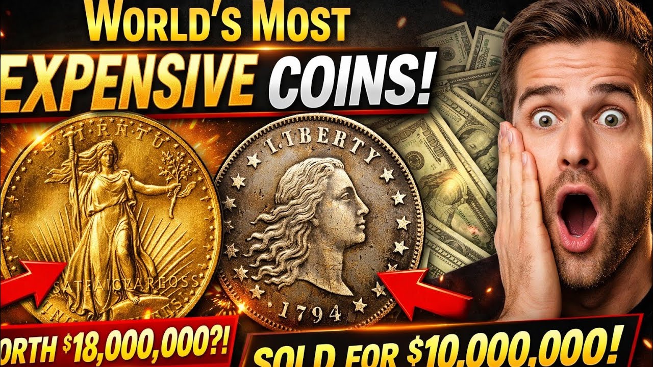 World’s Most Expensive Coins Ever Sold 💰 | Rare Coins Worth Millions ...