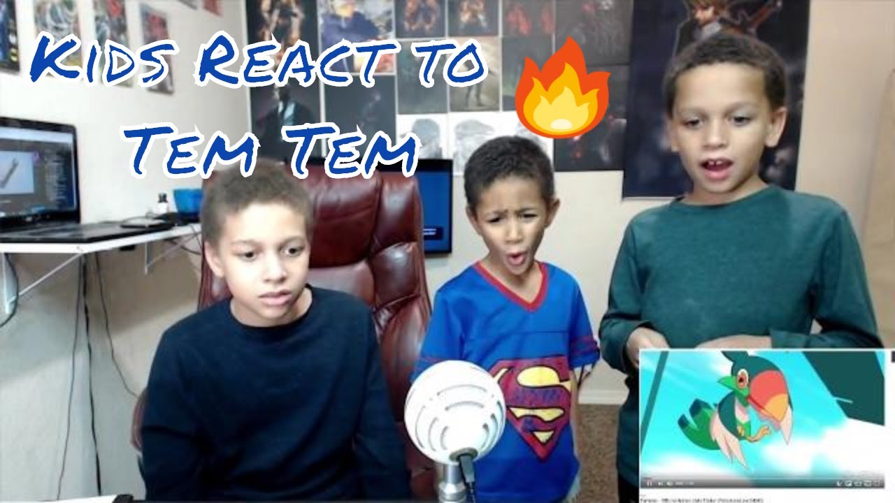 Kids react to Tem Tem trailer! - YouTube