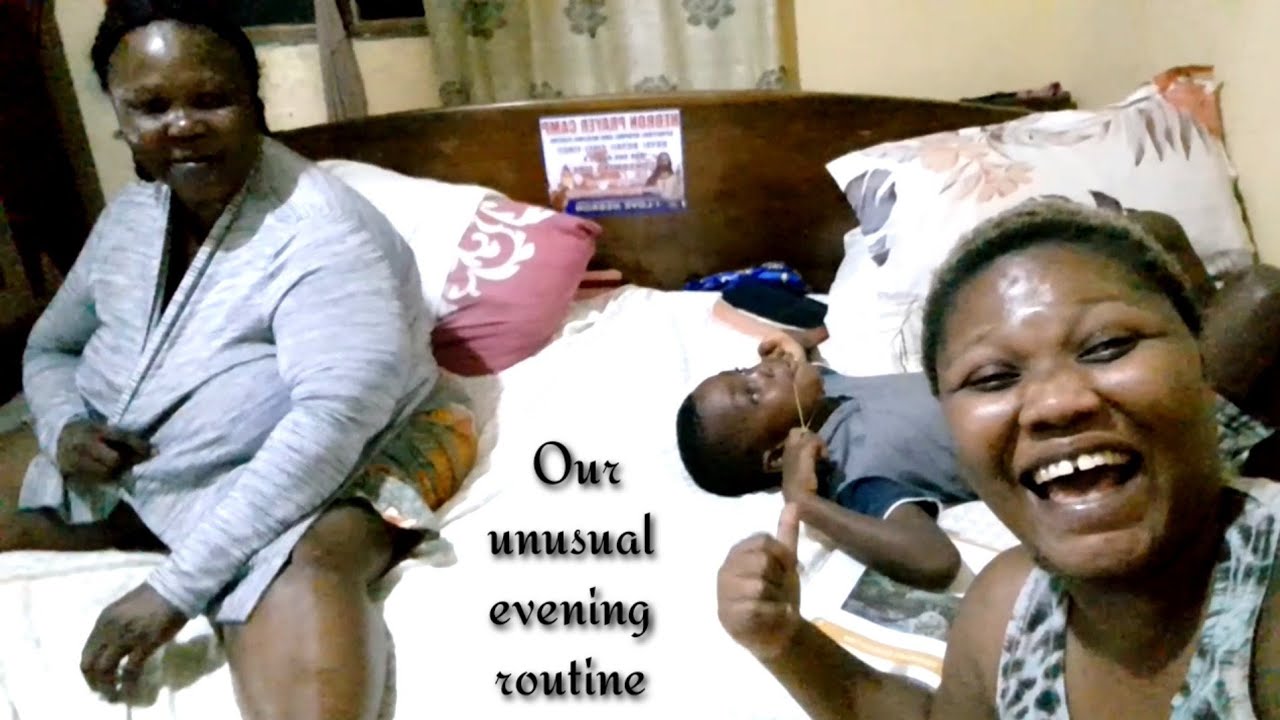 Our unusual night routine as a Ghanaian family🇬🇭Story telling,Singing ...