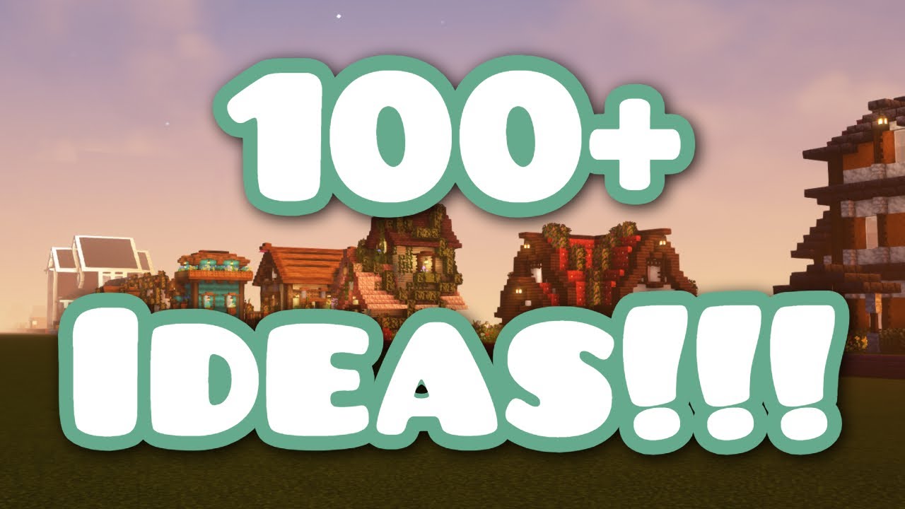 100 Build ideas for your Minecraft World!!! - YouTube