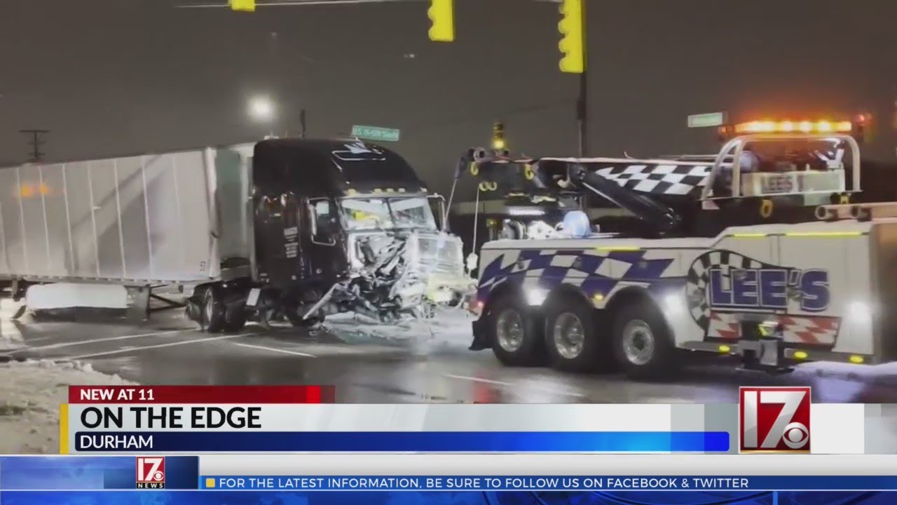 Witness of semi truck's crash off Durham bridge says he was 'shaken' by ...