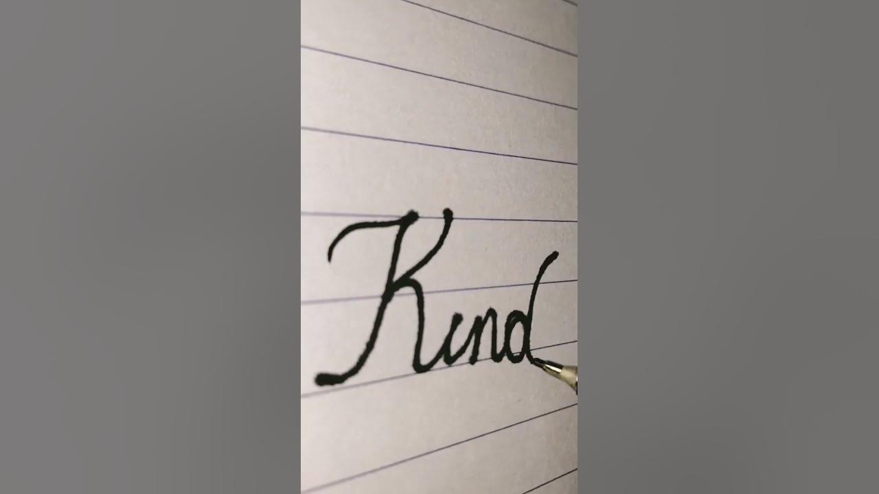 How To Write kind in Cursive Writing cursive Writing Pen And Me how-to-write-kind-in-cursive-writing-cursive-writing-pen-and-me