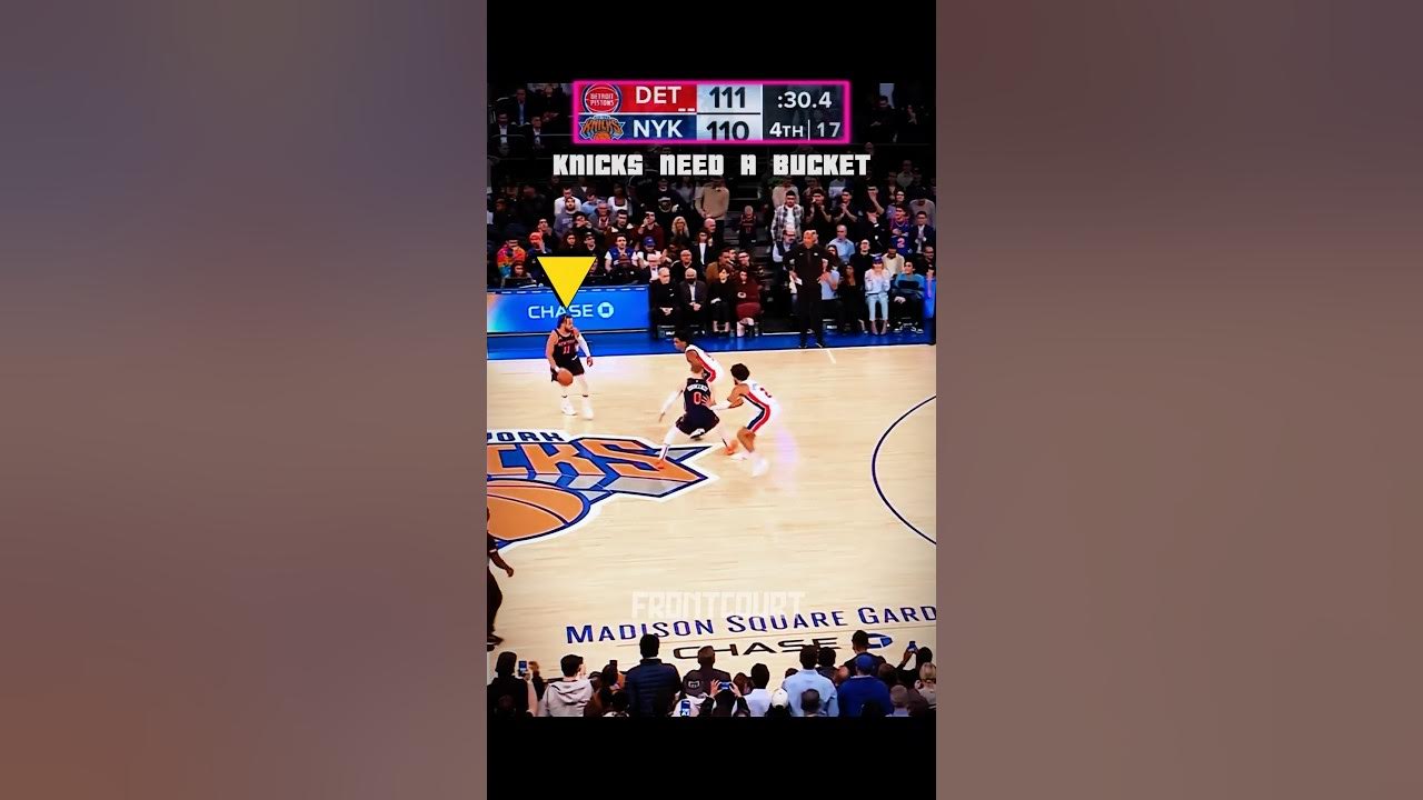 Most chaotic ending sequence 😱 Pistons vs Knicks Crazy Ending #nba #shorts - YouTube