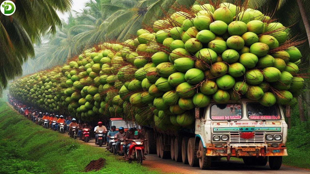 What Are Millions Of Coconuts Transported To Factories For? How Get The ...